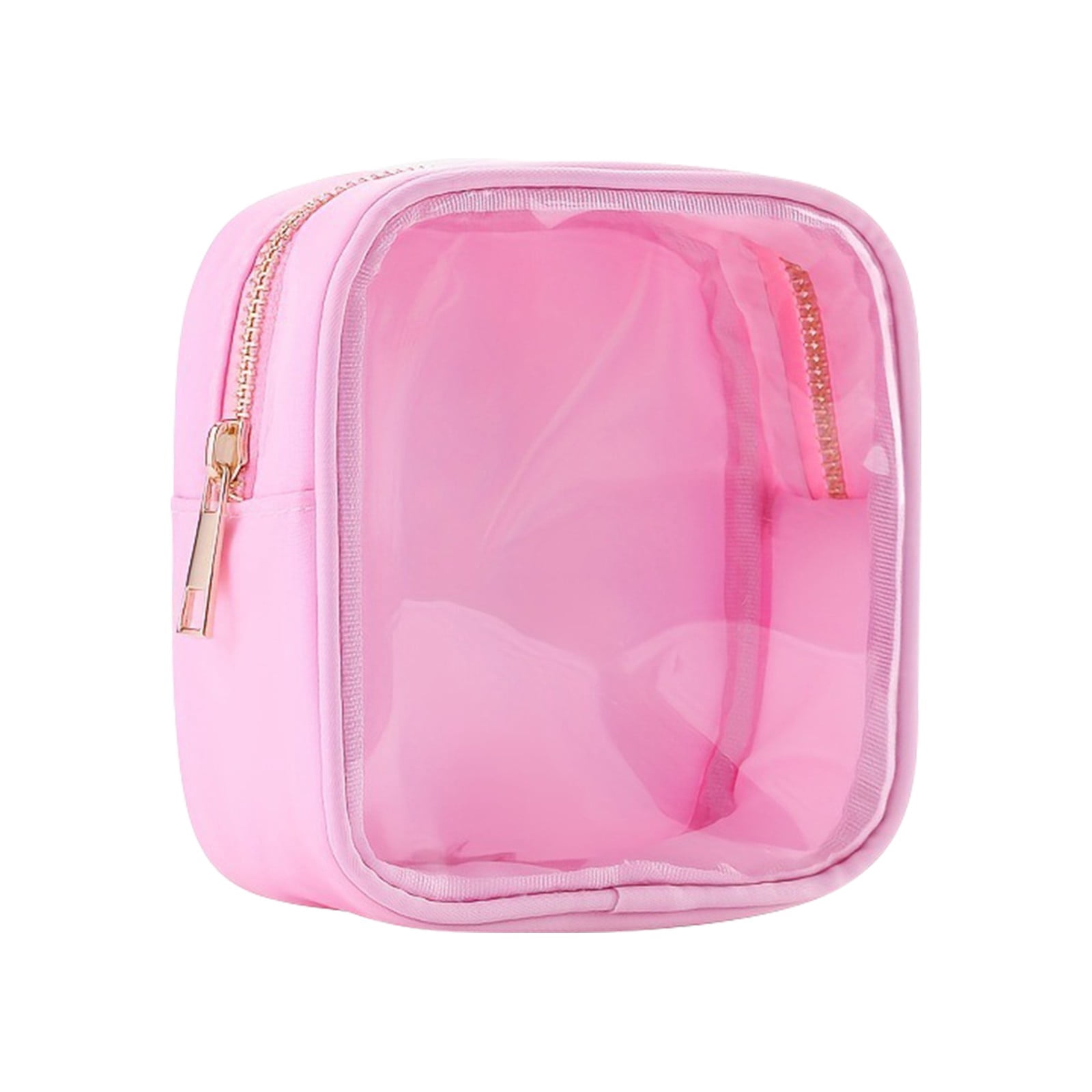 Clear Makeup Bag Cosmetics Bag Mini Small Pouch Purse Approved Toiletry ...