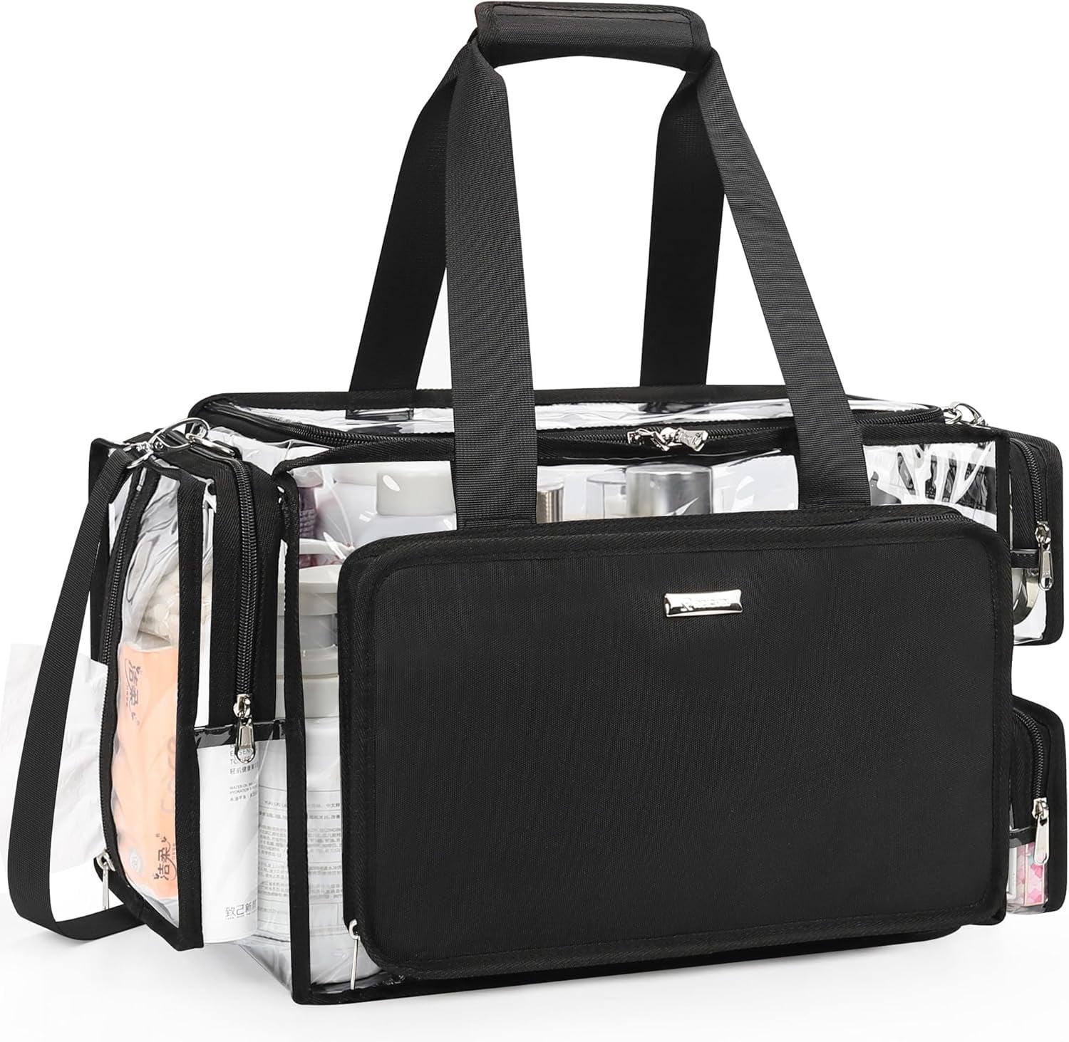 Clear Makeup Bag Extra Large Makeup Artist Kit Set, Cosmetic Storage ...