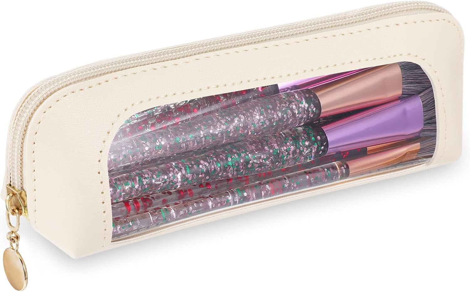 Clear Makeup Bag Makeup Brush Case, Portable Clear Makeup Pouch ...