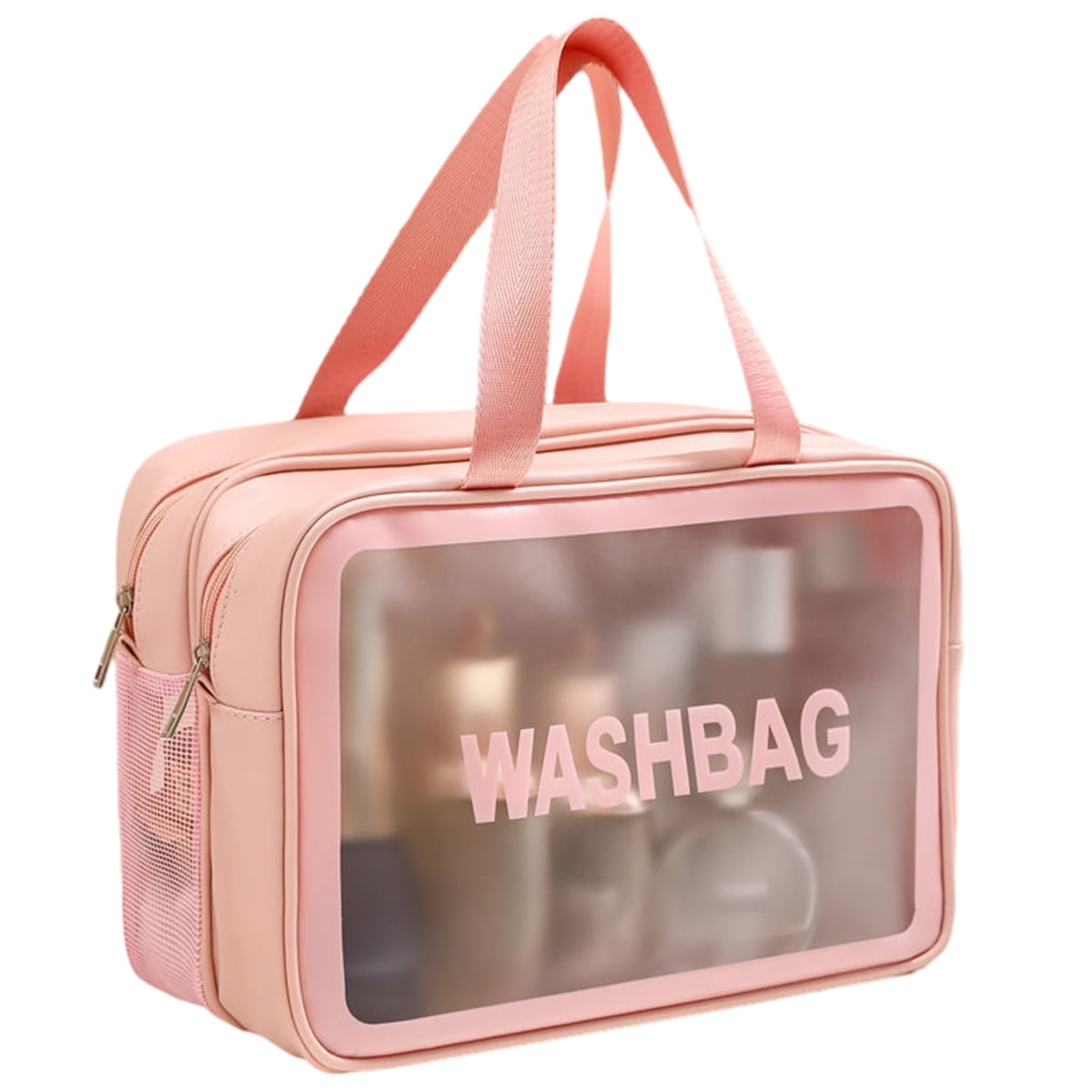 Clear Makeup Bag PVC waterproof makeup bag Large Clear Travel Toiletry ...