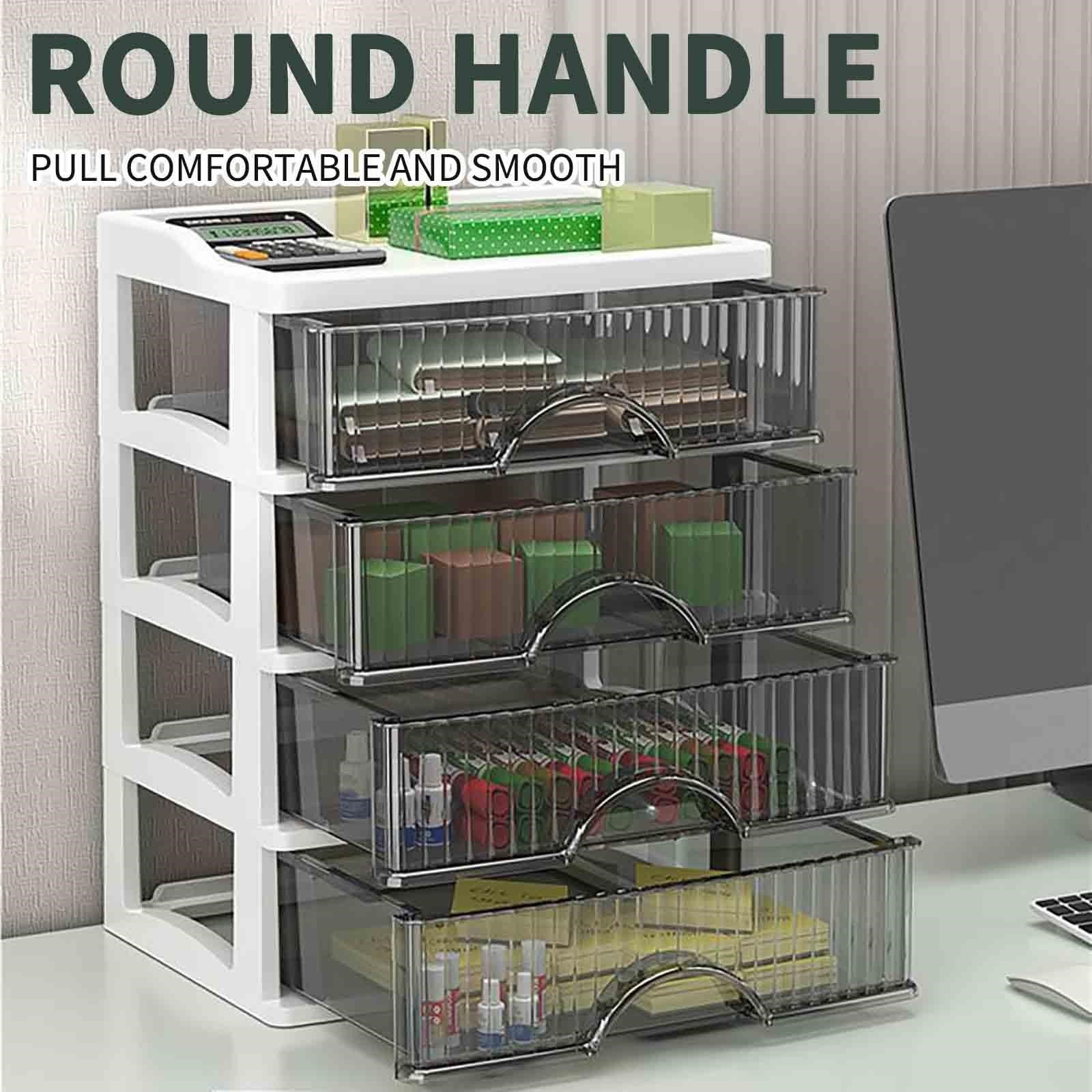 Clear Makeup Organizer With Multi Layered Drawer, Cosmetic Storage ...