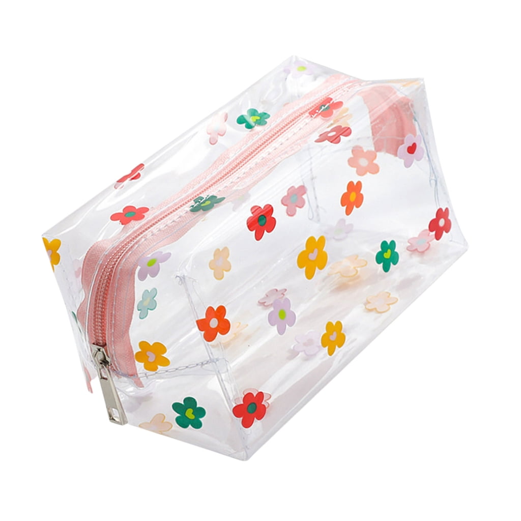 Clear Makeup Pouch Waterproof Storage Bag Toiletry Case for Beauty ...