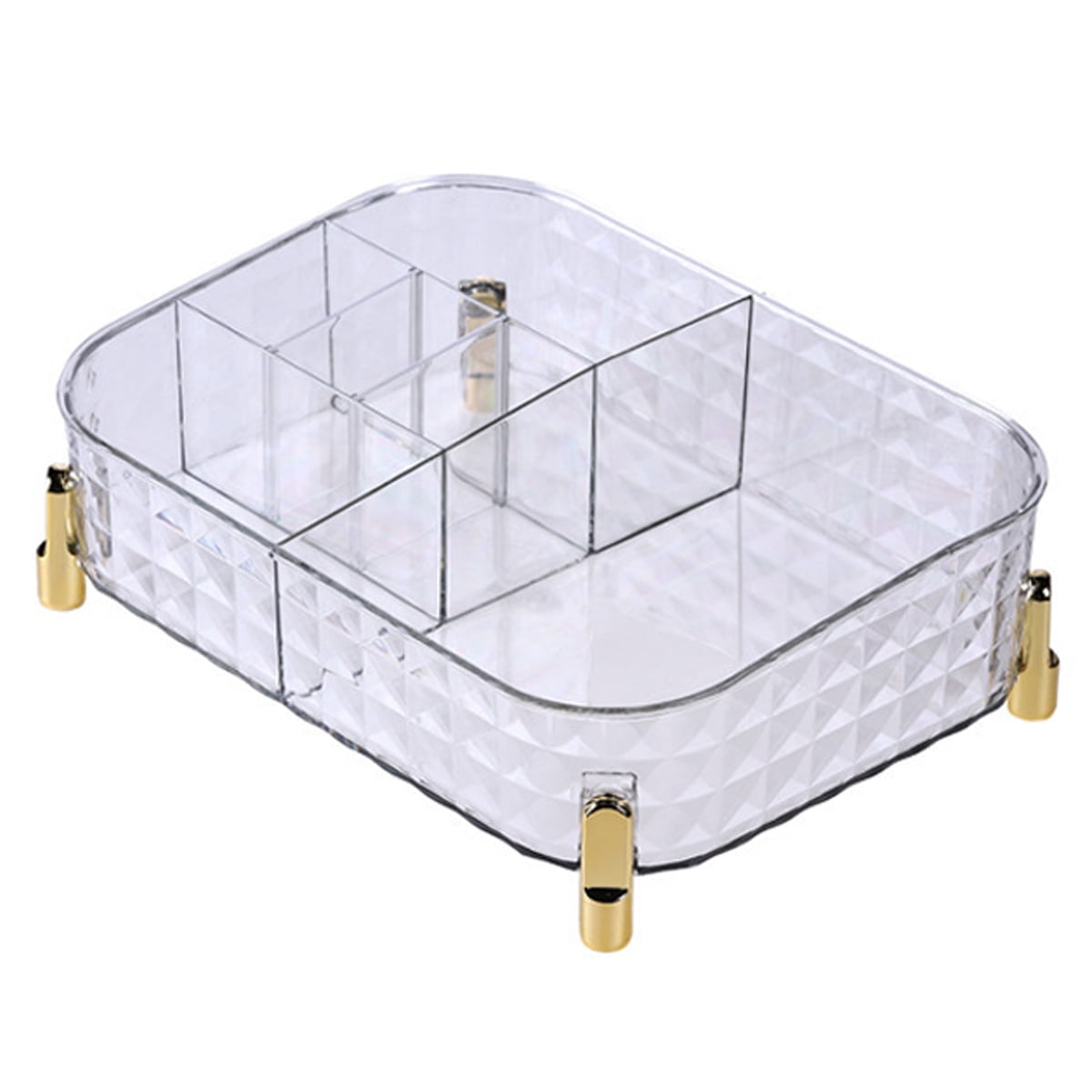 Clear Makeup Skin Care Organizer for Dresser, Perfume Tray Cosmetic ...
