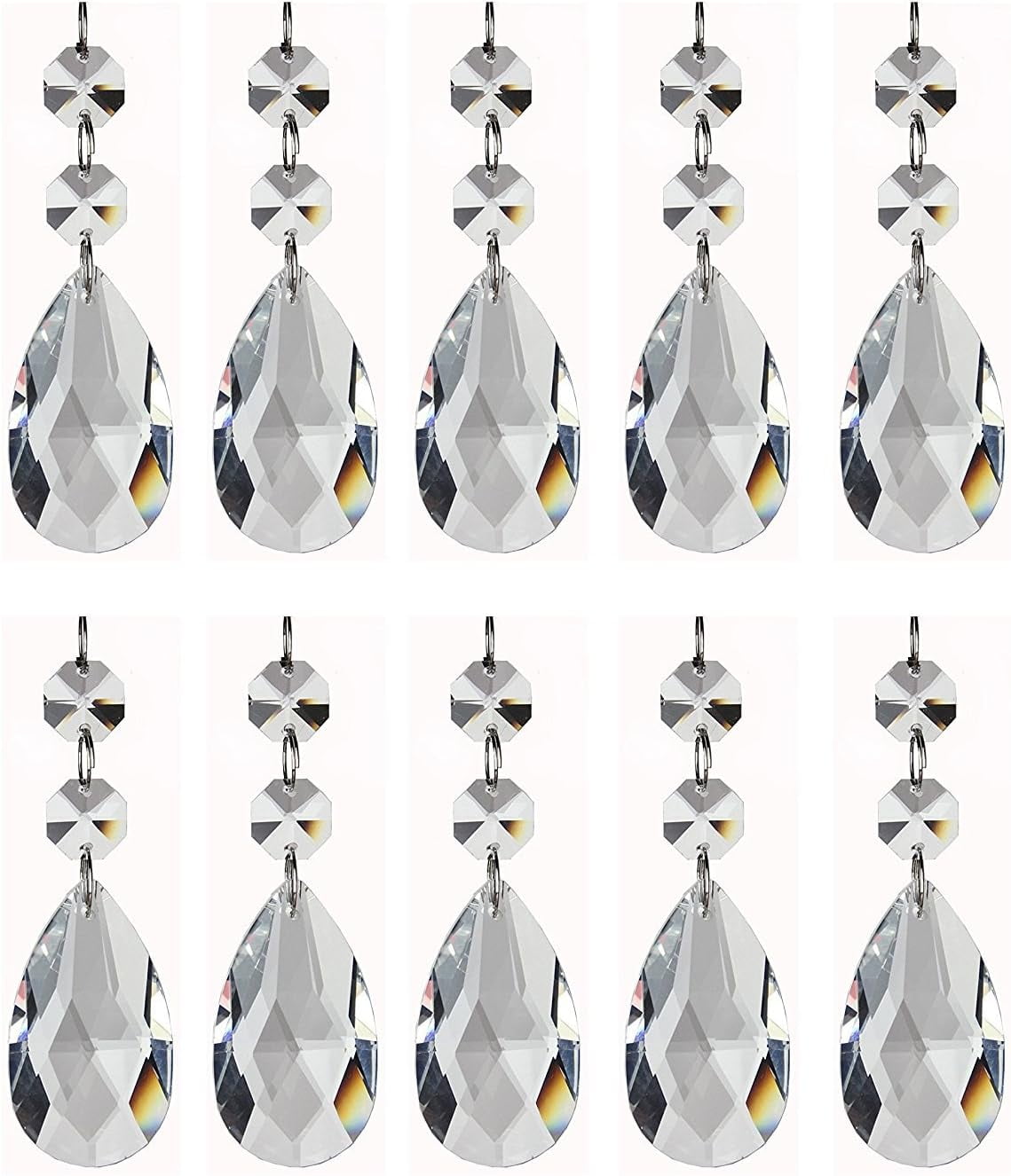 Clear Maple Leaf Crystal Pendants, Exquisite Prisms For Chandelier And ...