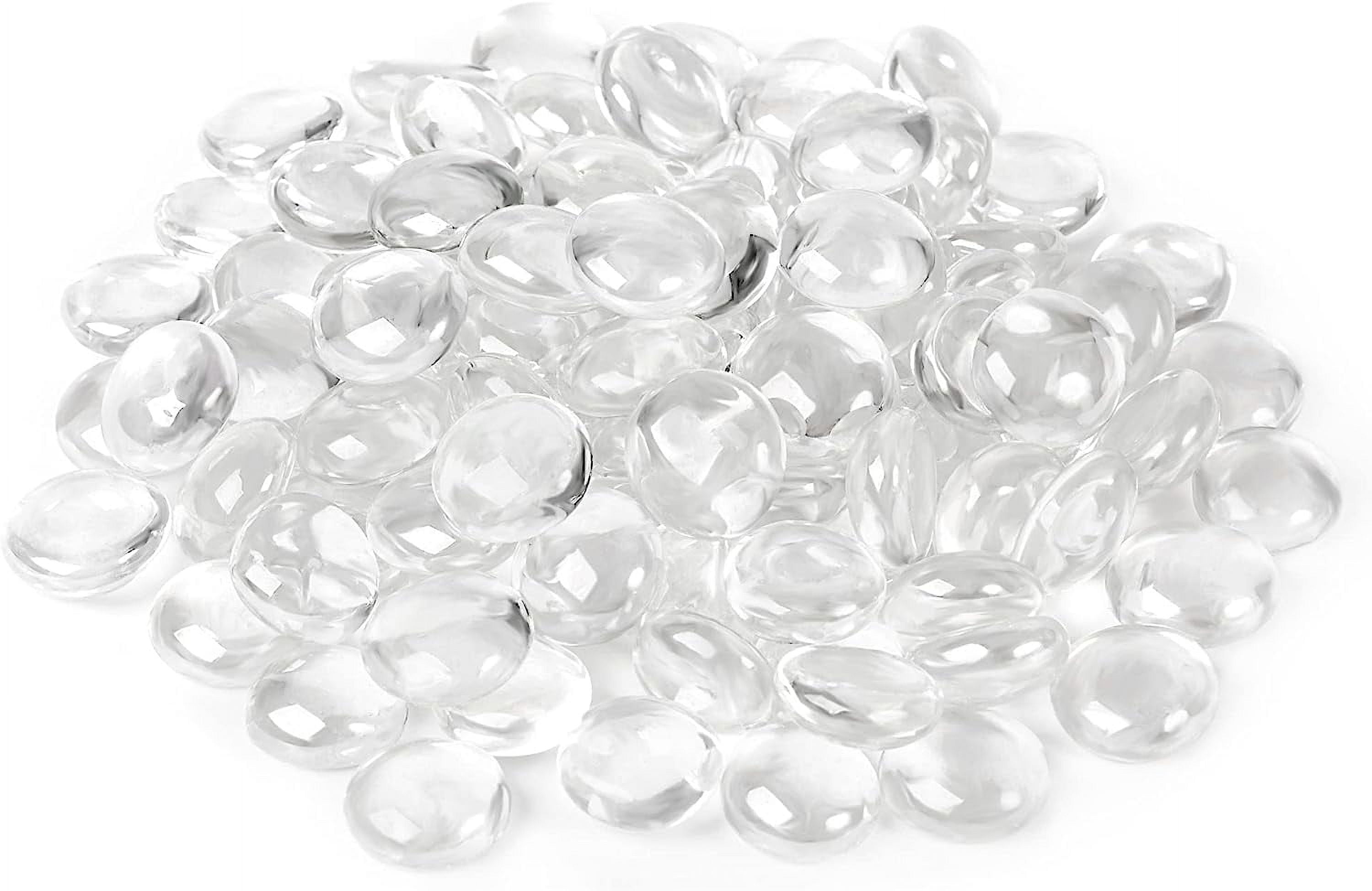 Clear Marbles, Glass Stones For Vases, Glass Beads for Vases, 5 LB, 400 ...