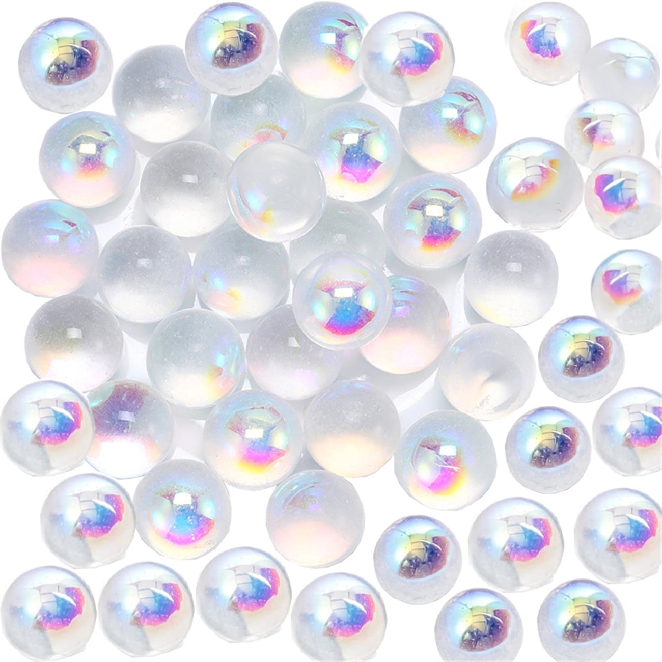 Clear Marbles for Vases,Happon 100 Pcs Glass Marbles Bulk,Glass Beads ...