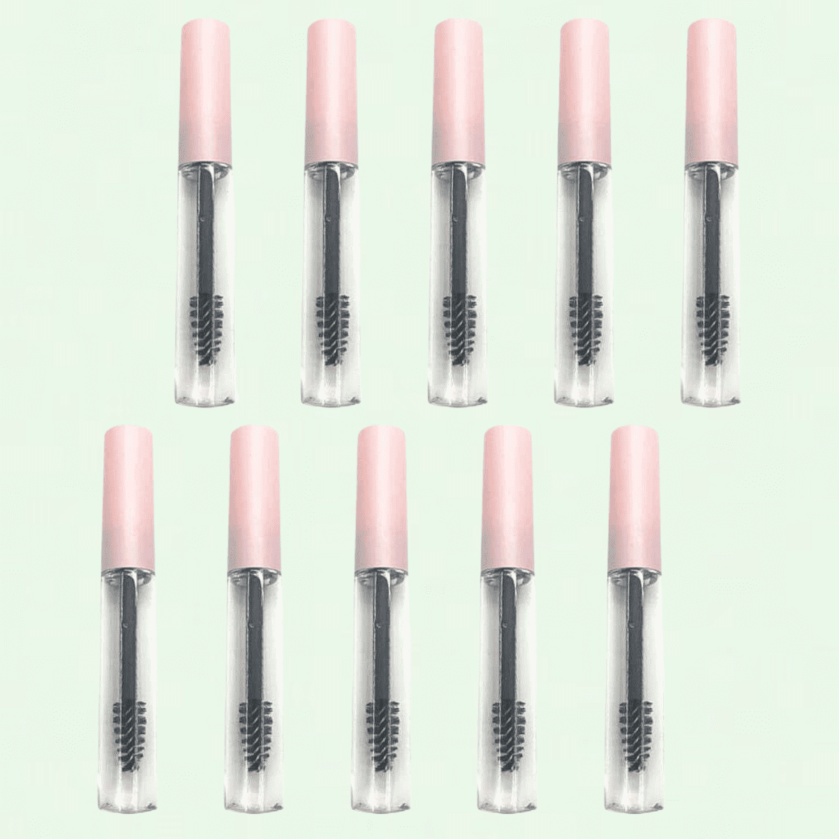 Clear Mascara Tube Set of 10, Empty Eyelash Mascara Bottles with Wand ...