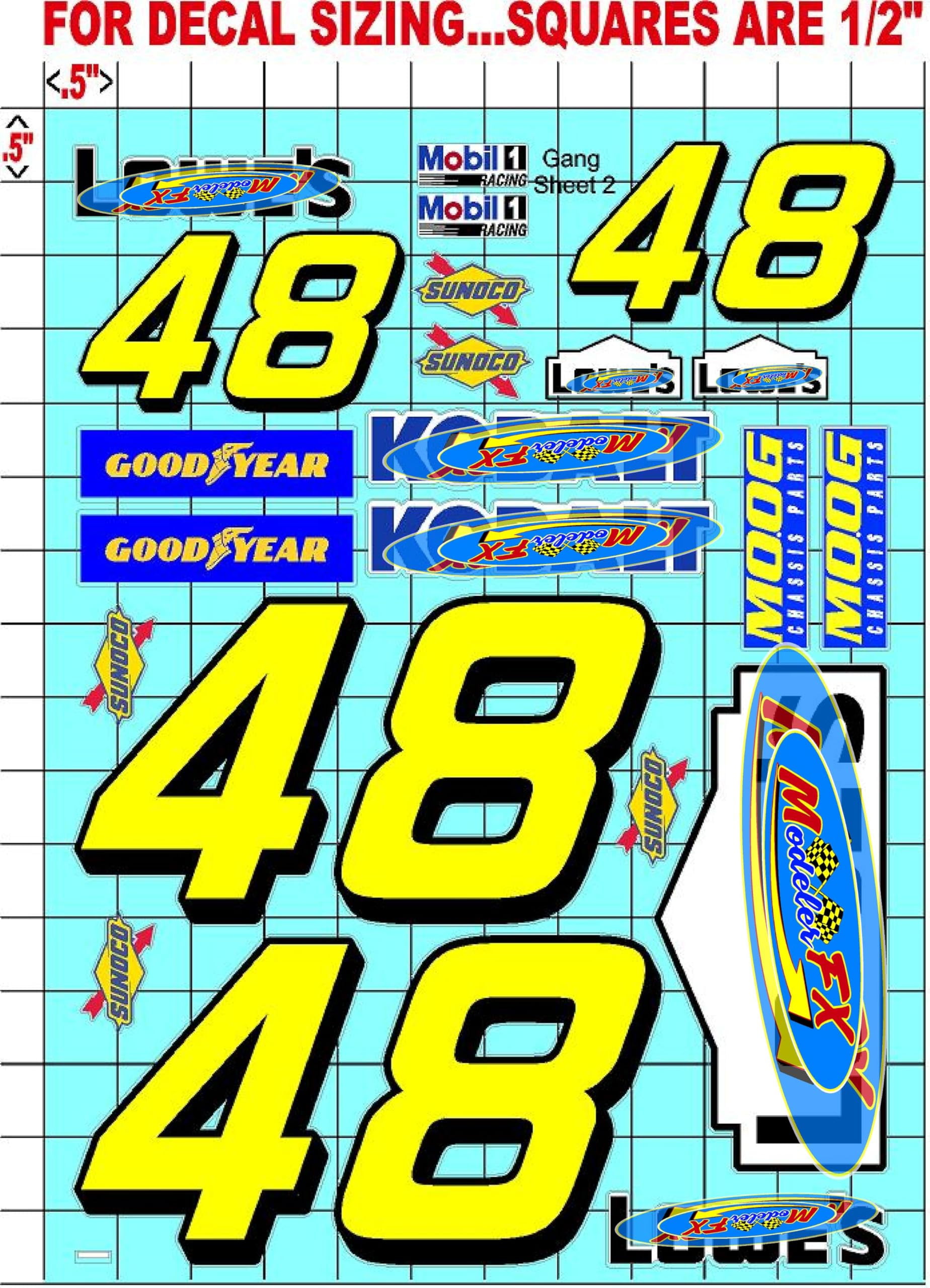 Clear Matte Vinyl Sheet #48-1/12 to 1/10th Scale R/C Model Decal ...