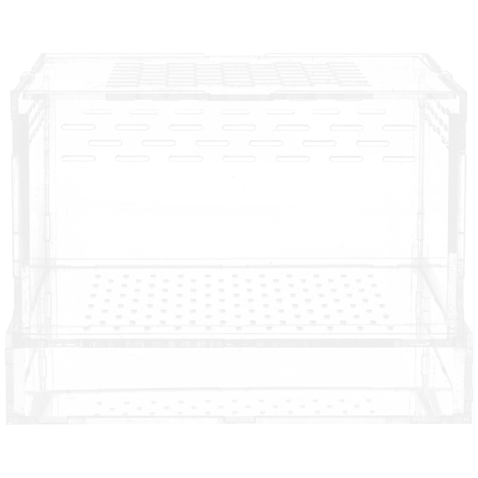 Clear Mealworms Feeding Case Insect Hatching Container with Lid for ...