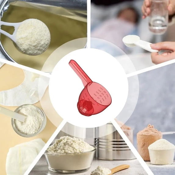 Clear Measuring Cups and Spoons Multipurpose Mixing Measurement Scales ...