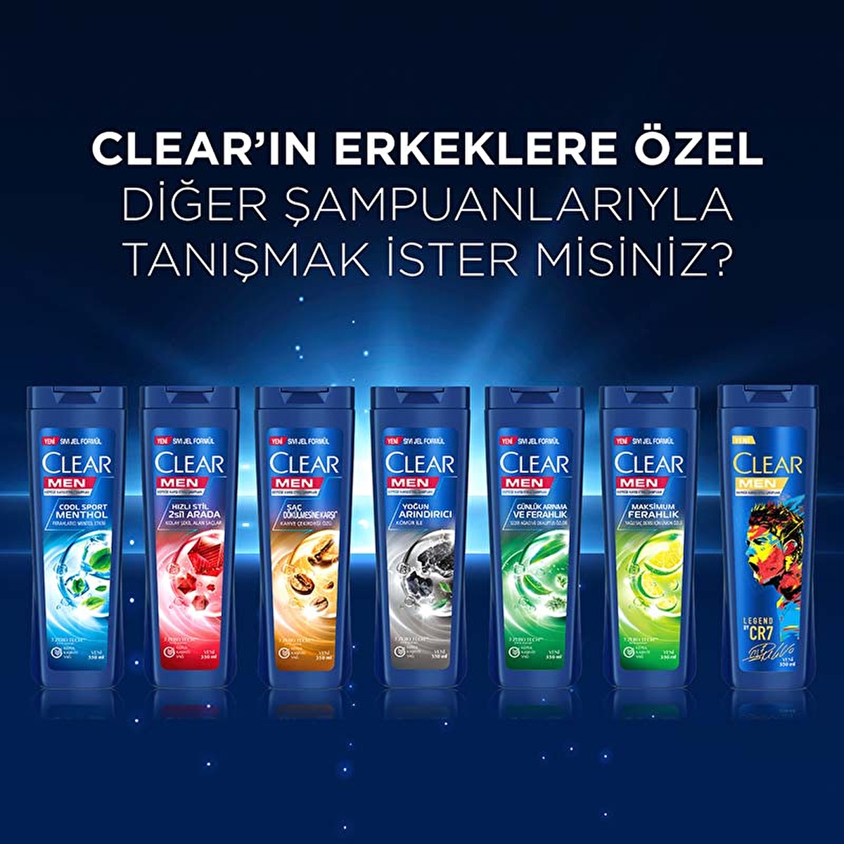Clear Men Effective Anti-Dandruff Shampoo Legend By CR7 Cristiano ...