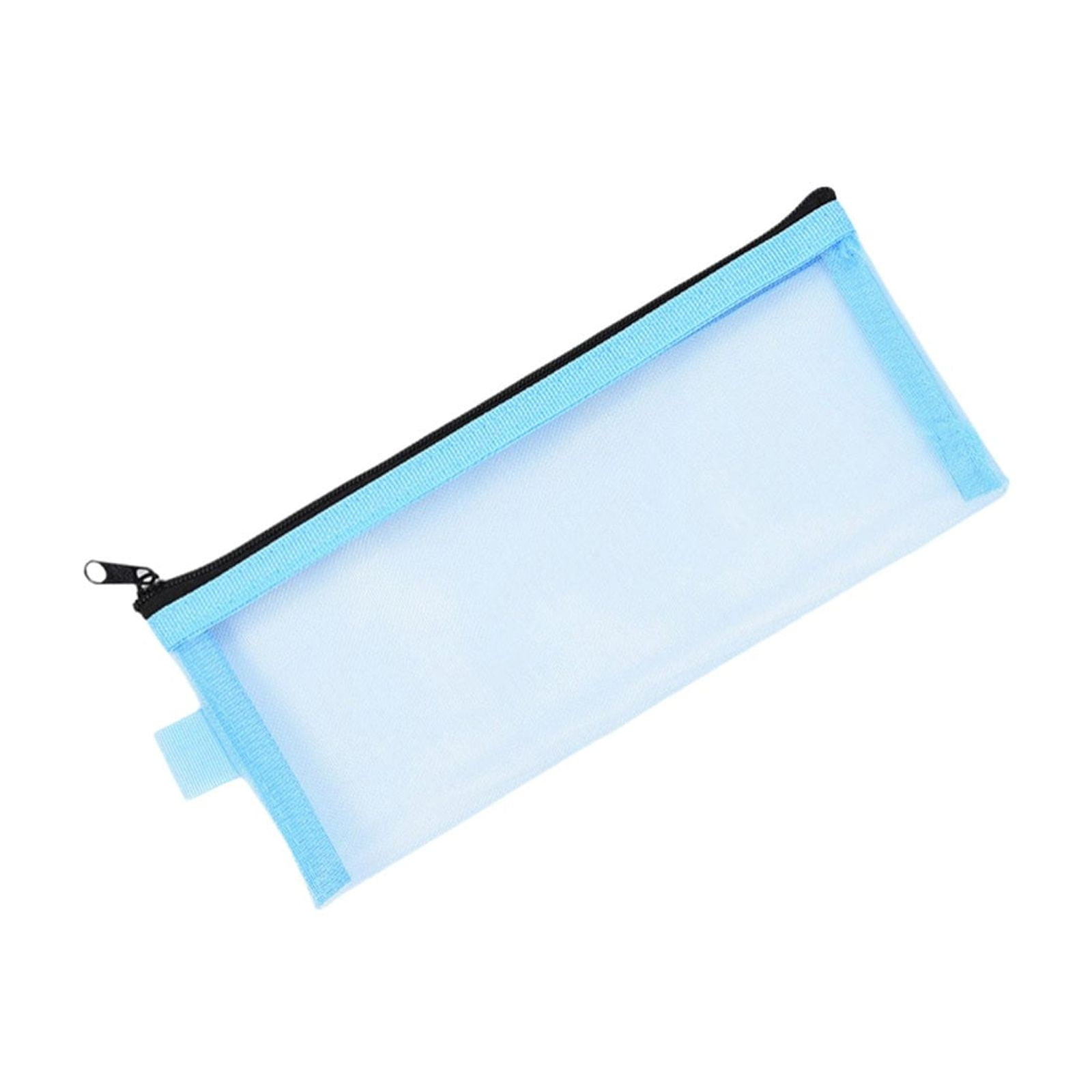 Clear Mesh Pencil Case Pouch, Clearly Visible Grid Pen Cases Organizer ...