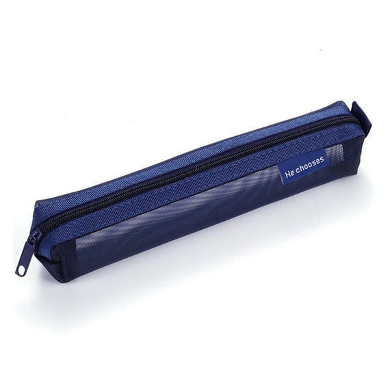 Clear Mesh Pencil Case See Through Pencil Bag Light Weight Pen Pouches ...