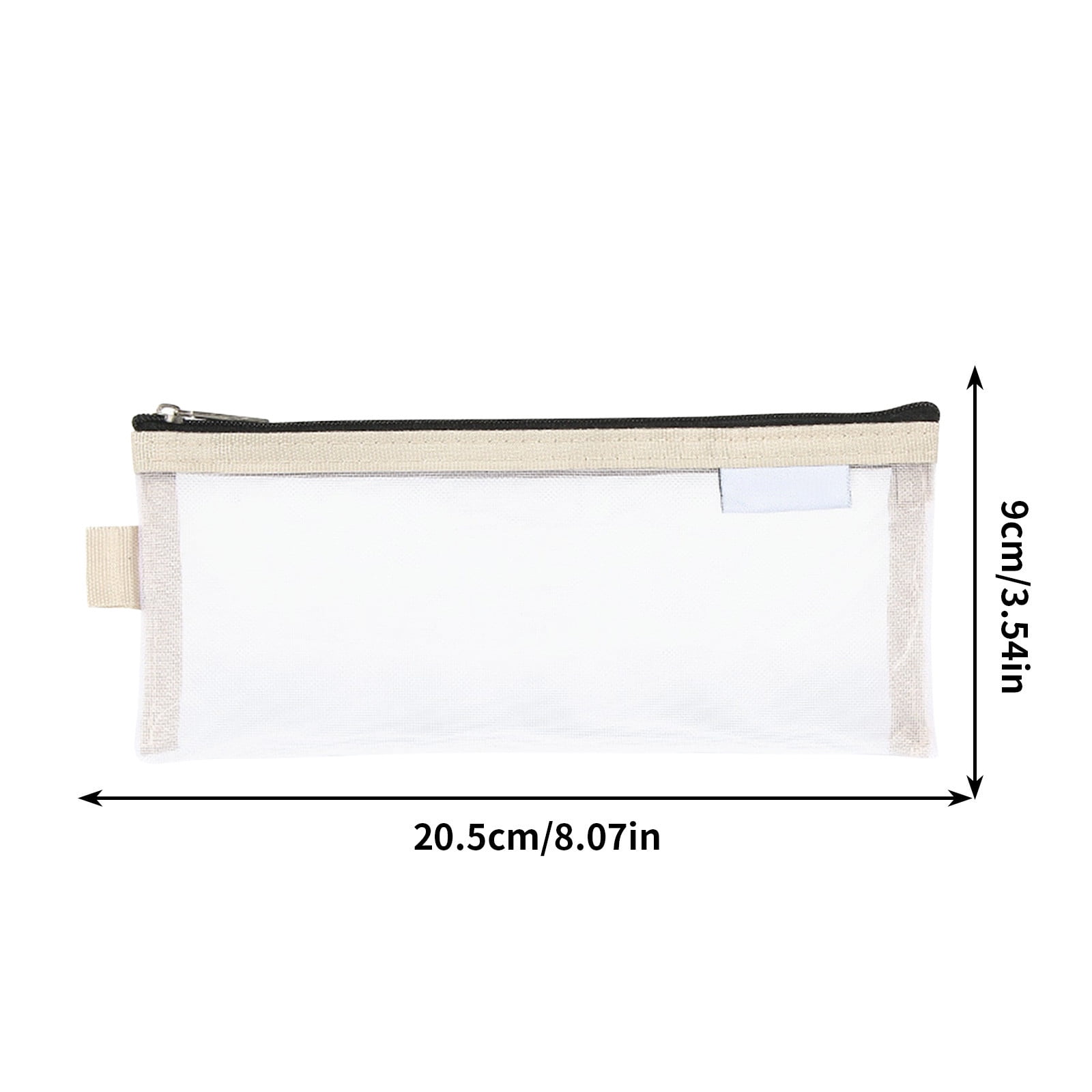 Clear Mesh Pencil Pouch, Transparent Large Capacity Pen Case, Simple ...