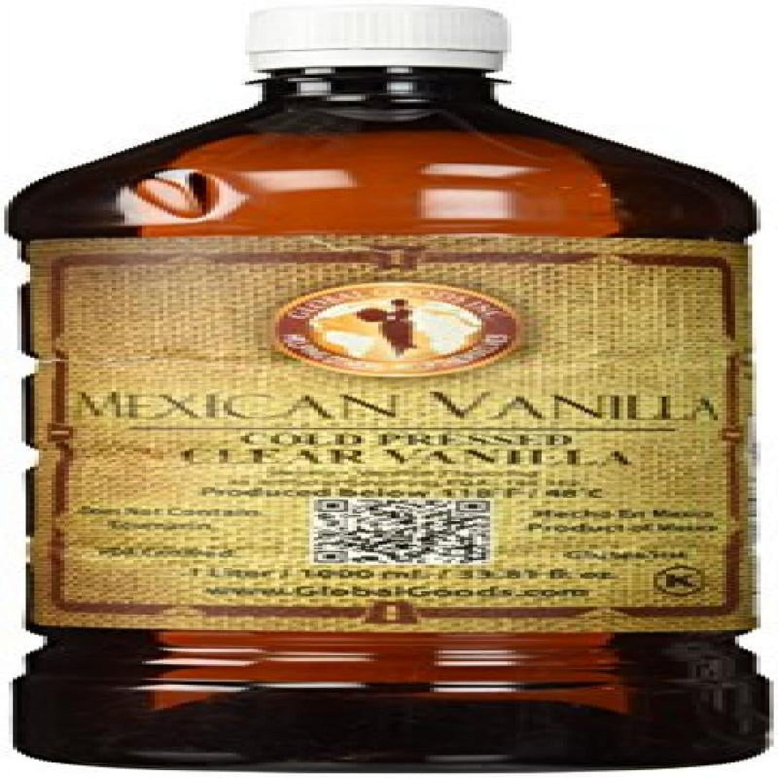 Pure Clear Mexican Vanilla Extract Gluten Free Vanilla for Baking Cakes ...