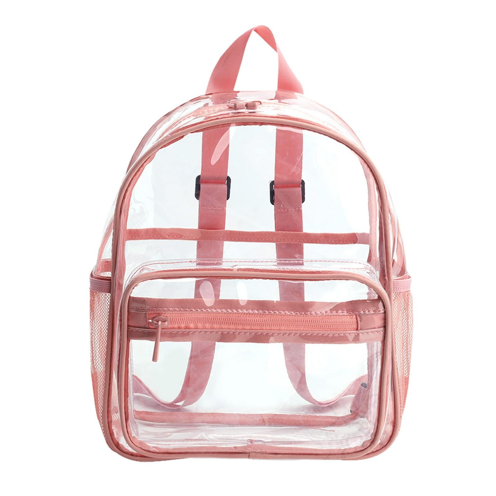Clear Mini Backpack - Clear Backpack Stadium Approved Small Clear ...