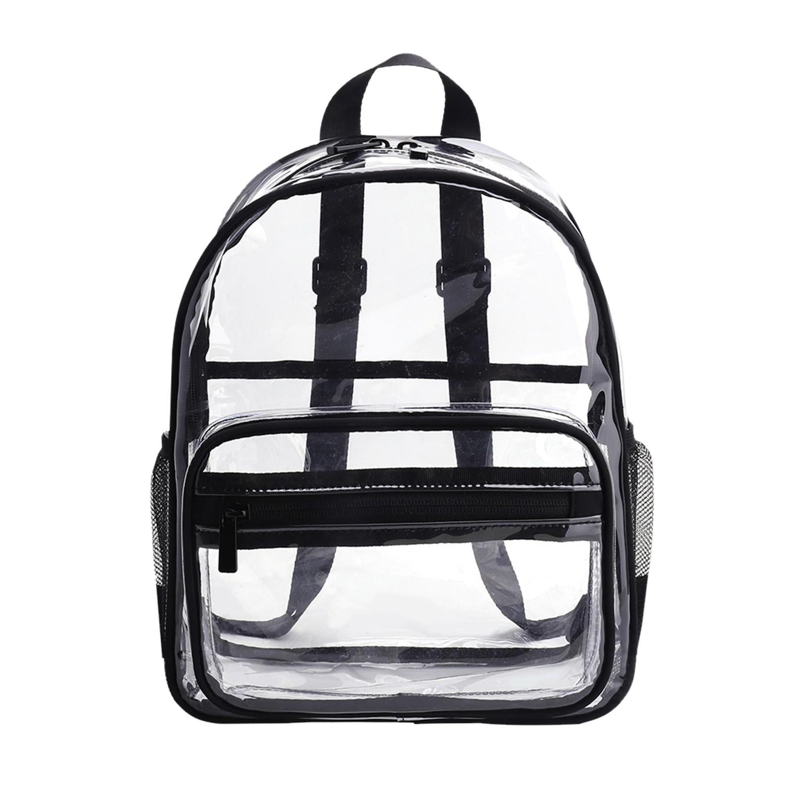 Clear Mini Backpack - Clear Backpack Stadium Approved Small Clear ...