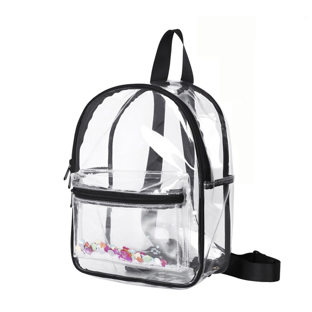 Clear Mini Backpack Stadium Approved, Water proof Transparent Backpack ...
