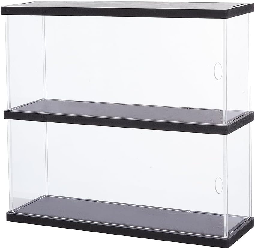 Clear Minifigures Display Case Acrylic Display Case with Black Base 2 ...