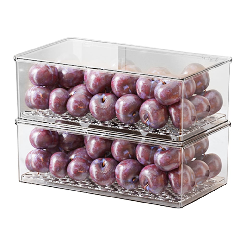 Clear Modular Organizers for Kitchen Bathroom Refrigerator Storage ...