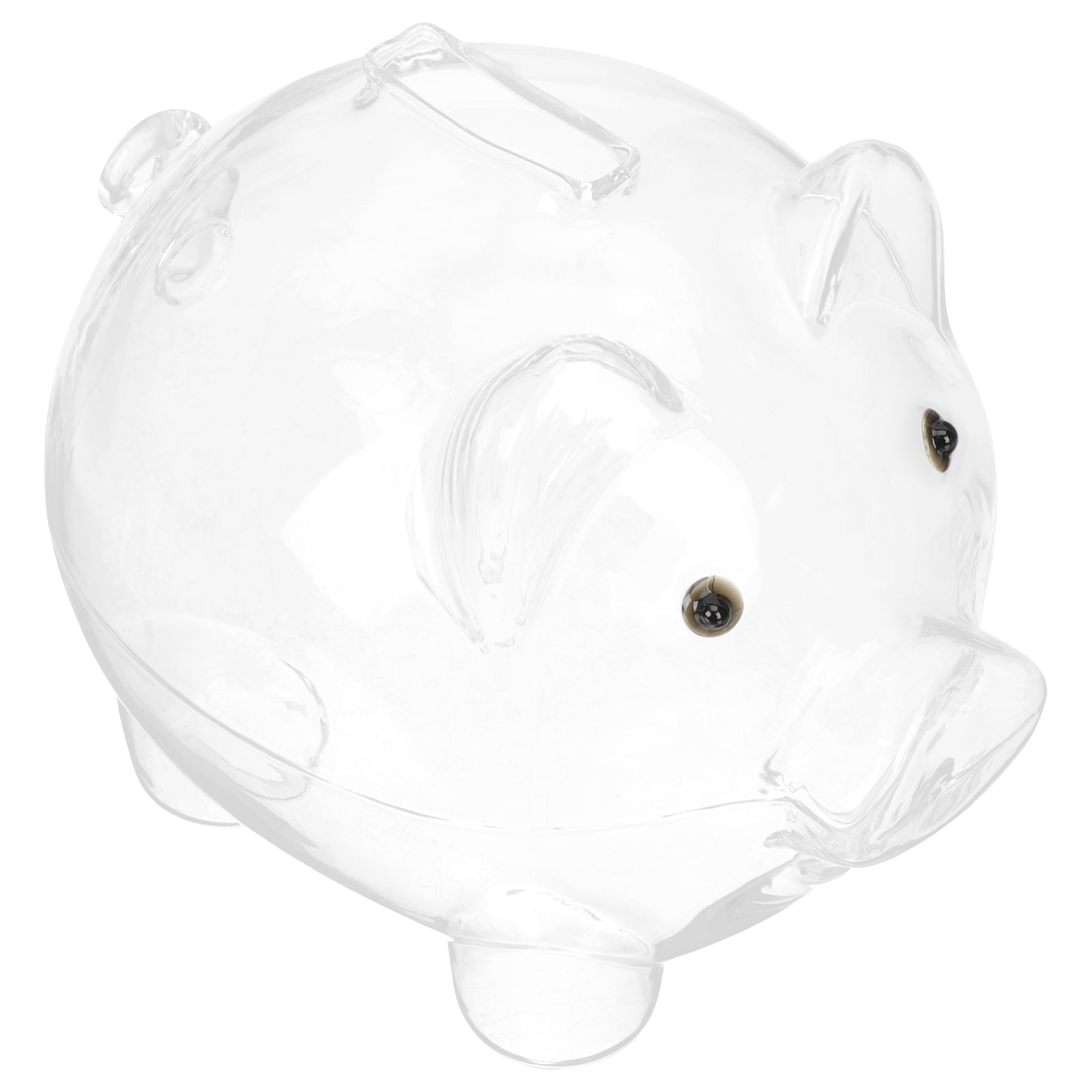 Clear Money Bank Saving Pot Transparent Piggy Child Travel - Walmart.com
