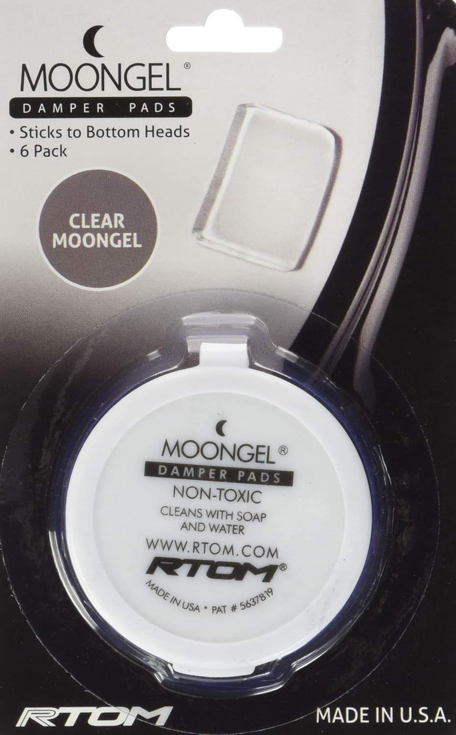 Clear Moongel Damper Pads - 4 Pack - 24 Pads - Walmart.com