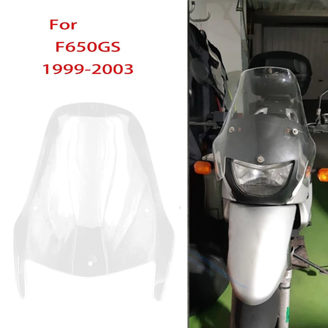 Clear Motorcycle Windshield WindScreen Wind Shield Screens Deflectors ...