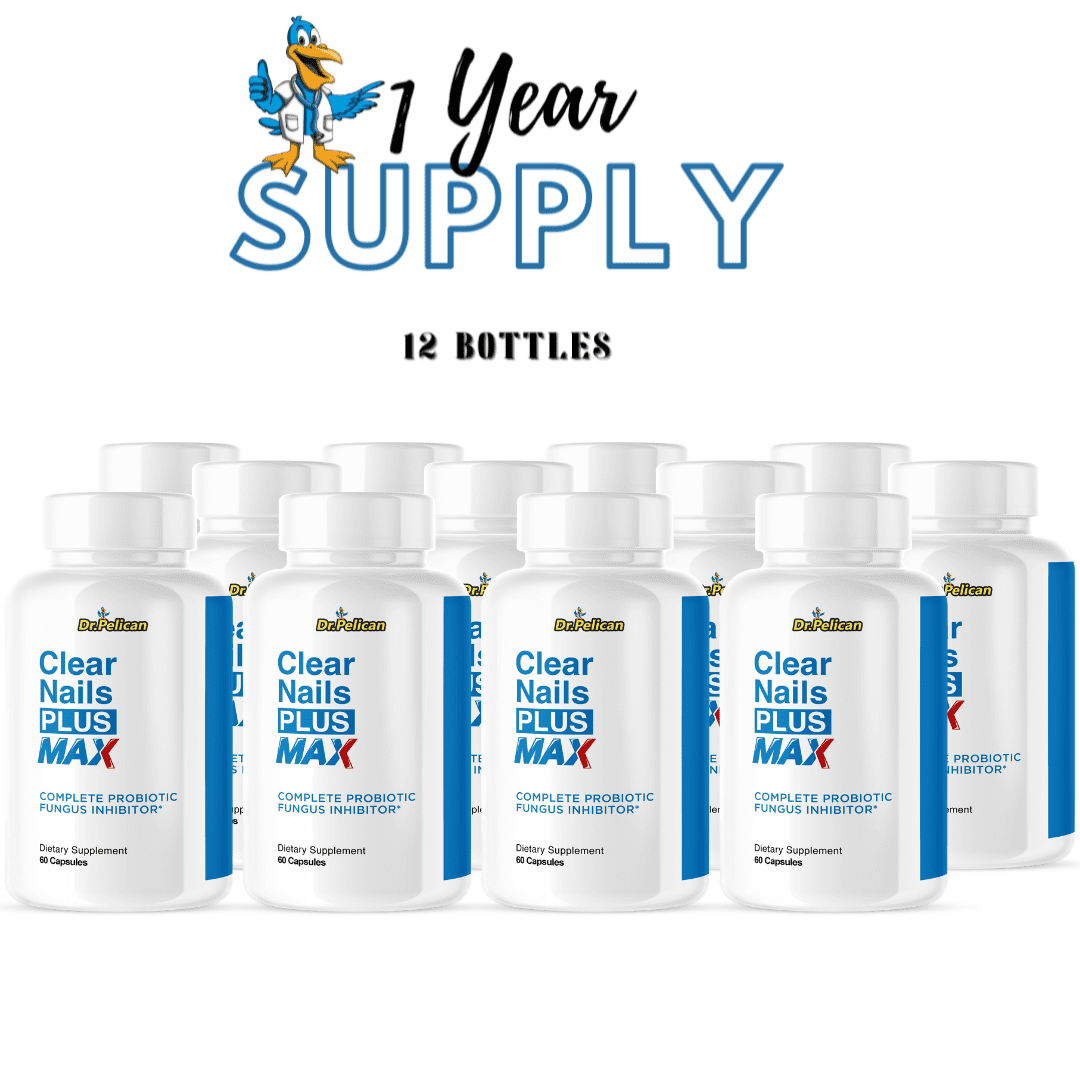 Clear Nails Plus Max- Hair, Skin & Nails Support- 12 Bottles- 720 ...