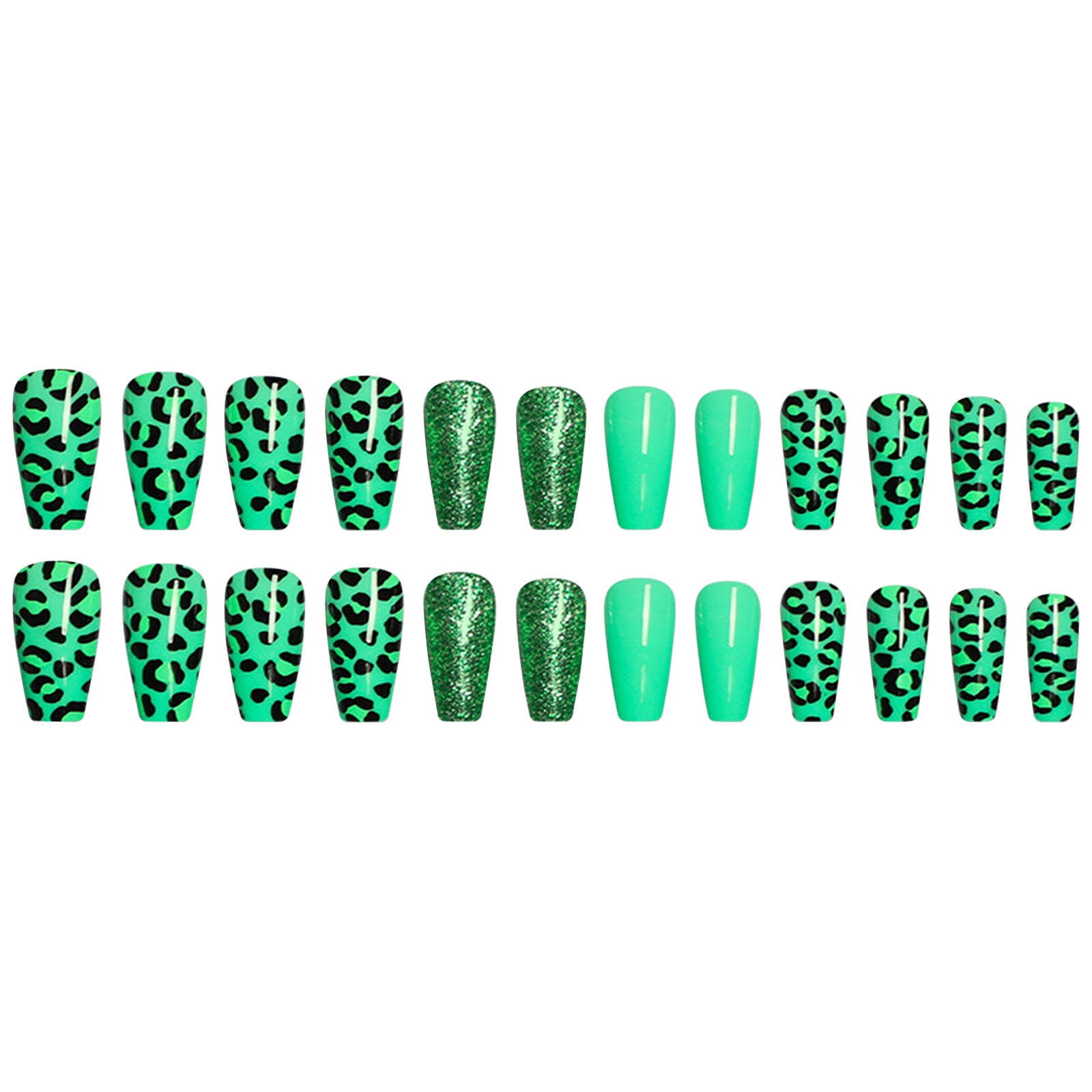 Clear on Nails Short Acrylic Nail Forms on Nail Tabs 50 Sheets Toe Nail ...