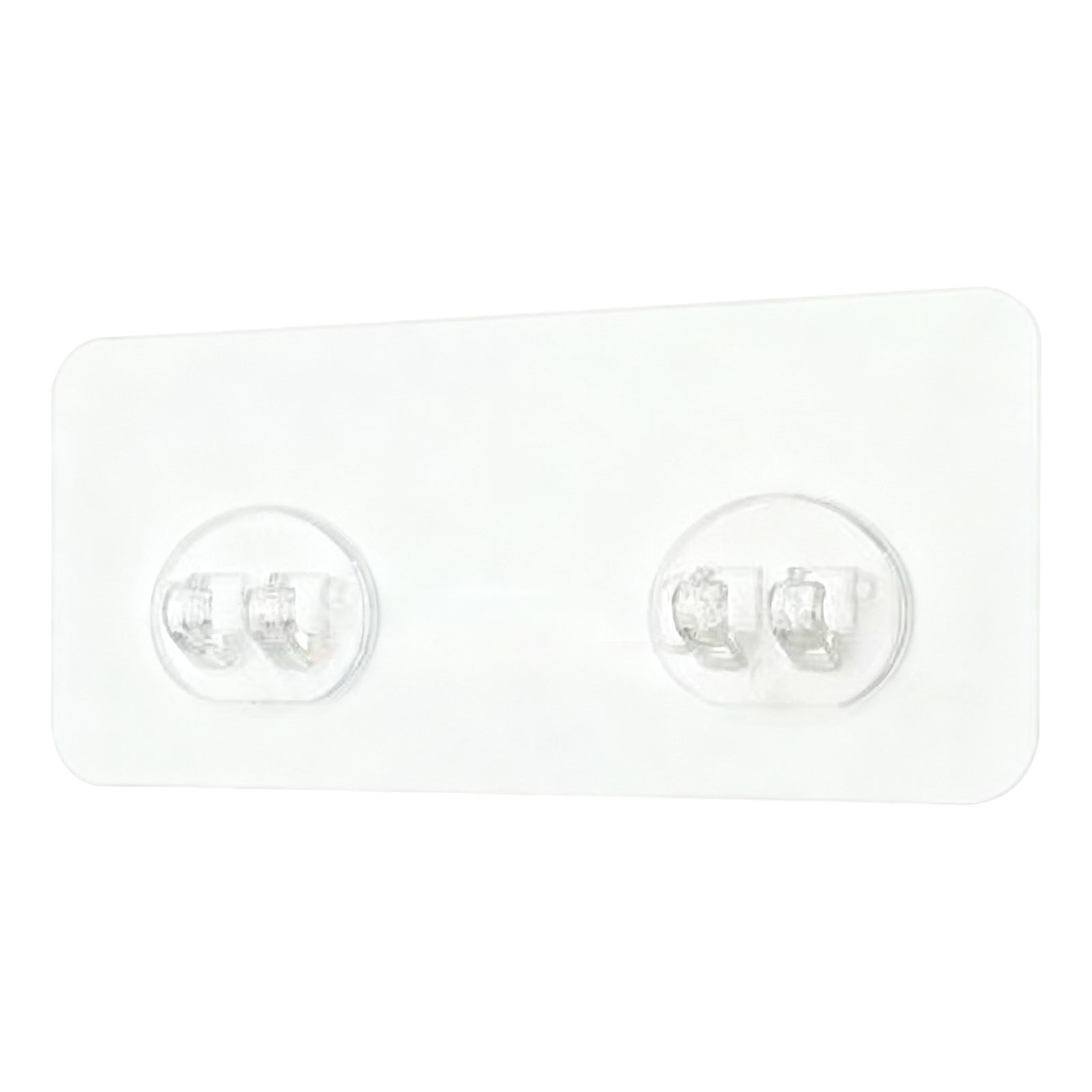 Clear No Drill Wall Mounted Shelf Patch Hooks,Strong Adhesive 2-Claw ...