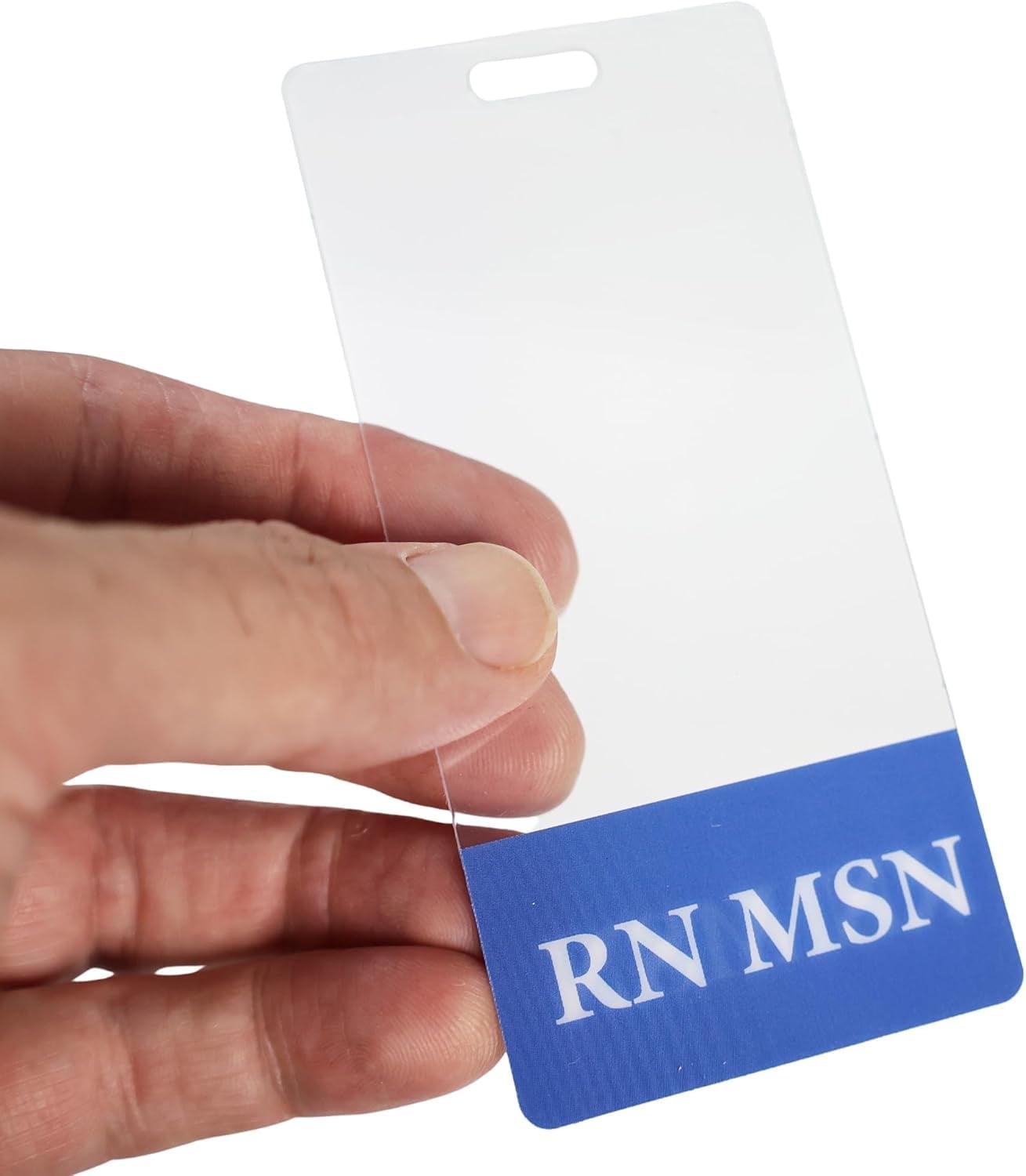 Clear Badge Buddy Vertical - Hospital & Nurse ID Backer Cards ...
