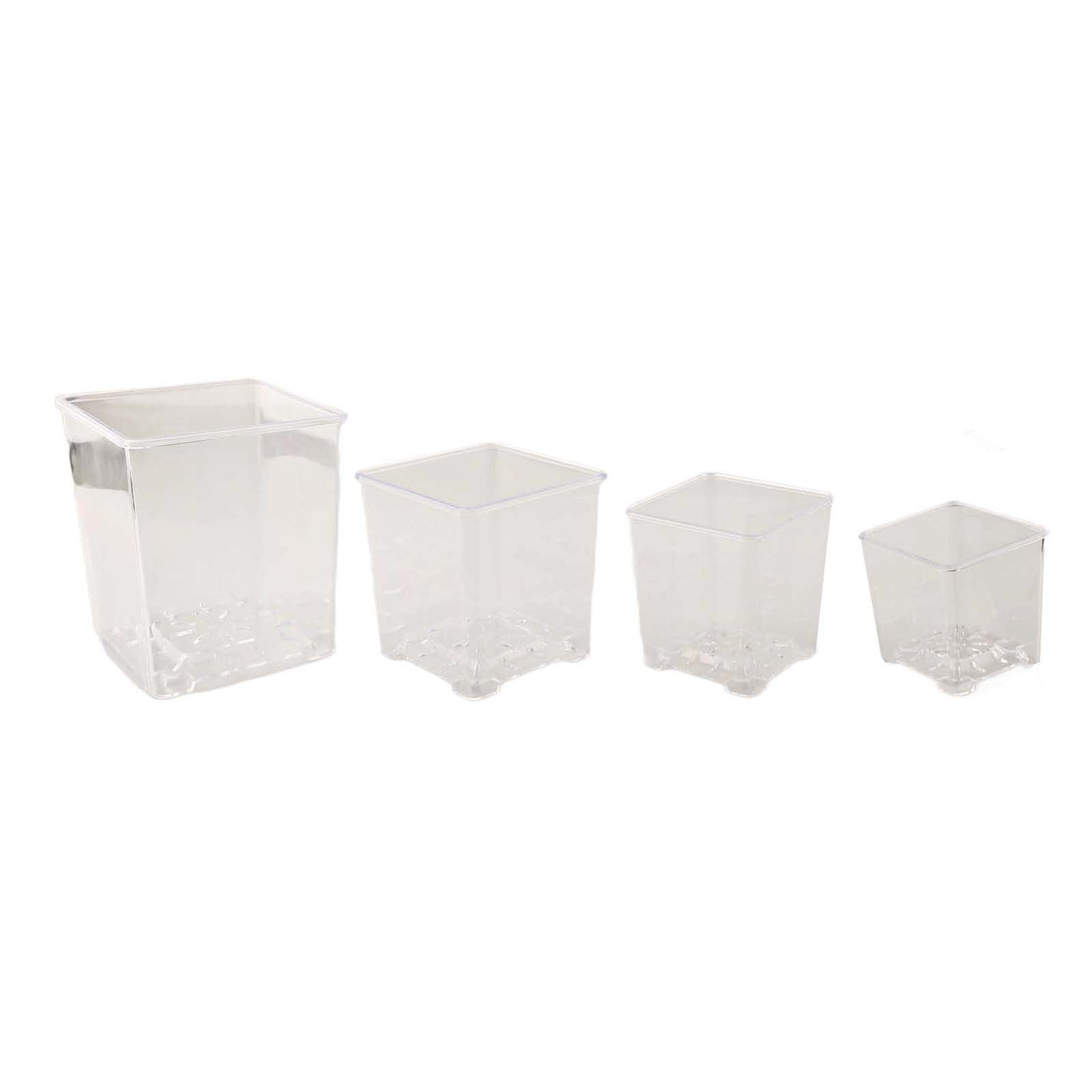 Clear Nursery Pots with Drainage: Perfect for Thriving Indoor & Outdoor ...