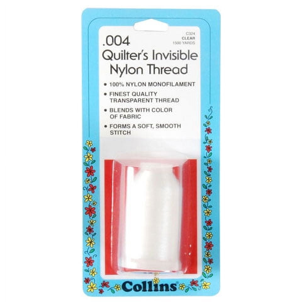 Clear Nylon Thread: .004 Thread, 1500 Yards - Walmart.com