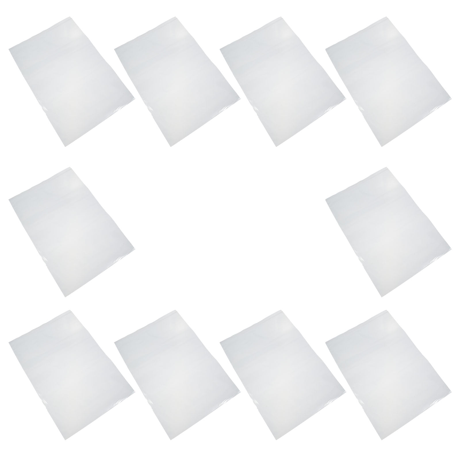 Clear Office File Bags: 10pcs Document Containers 16K Paintings Storage ...