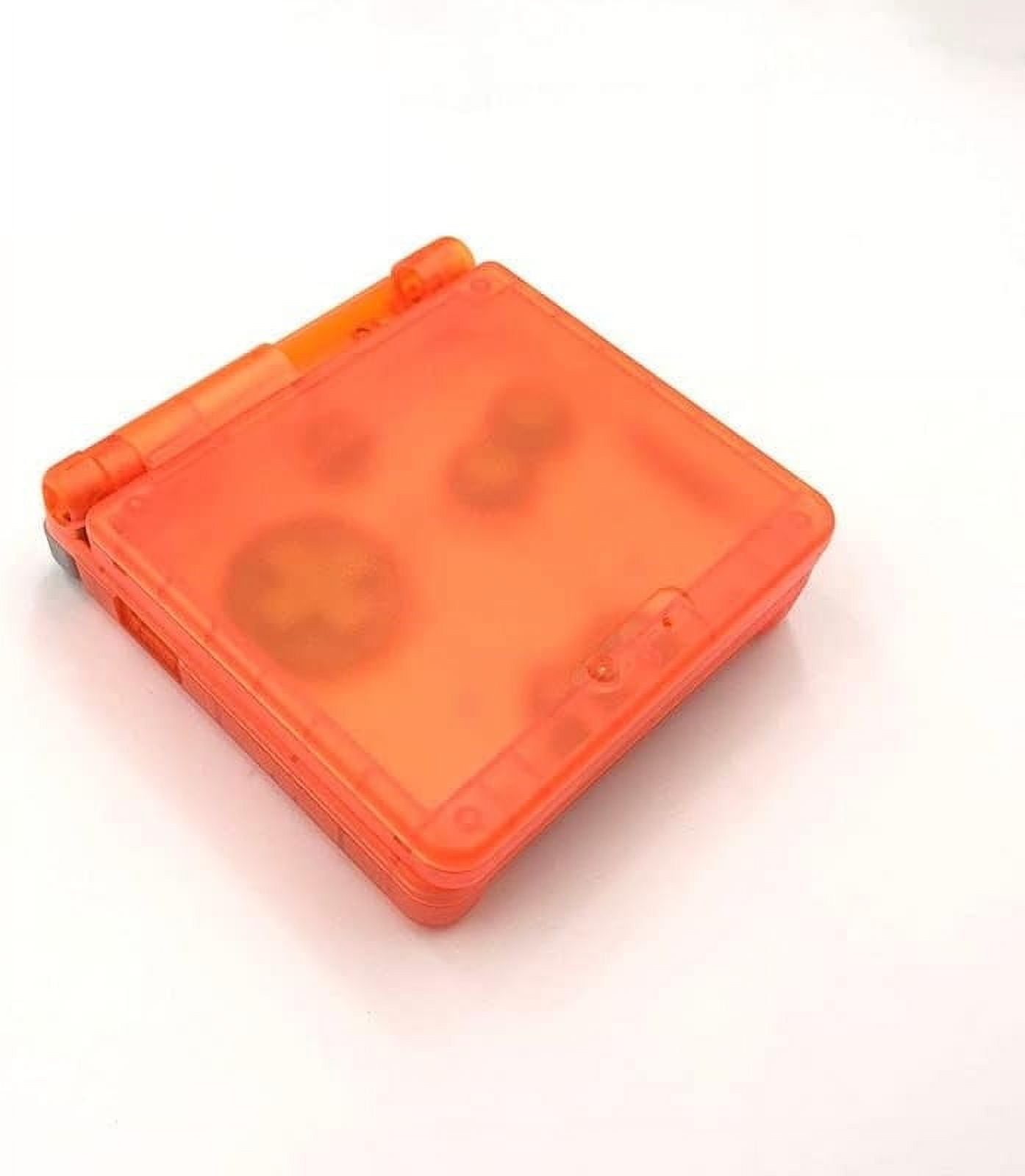 Clear Orange Transparent Gameboy Advance SP Shell Housing Case for GBA ...