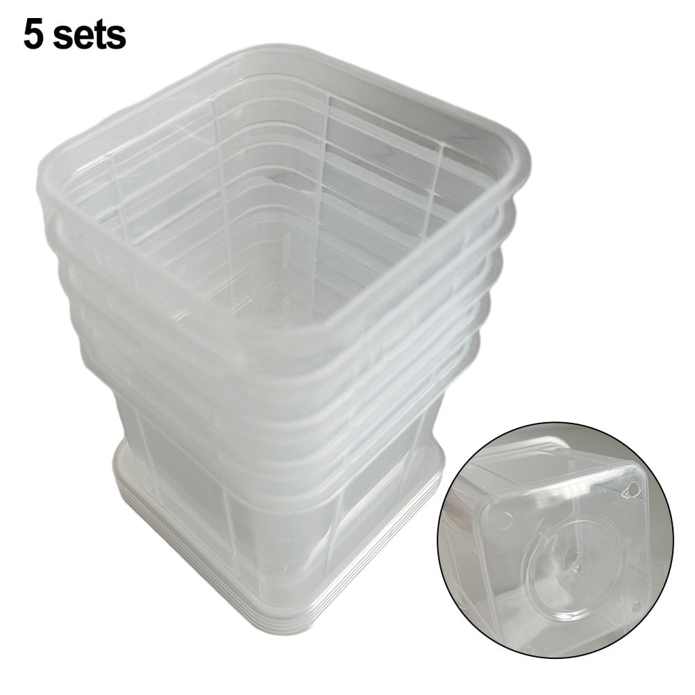 Clear Orchid Pot Plastic Orchid Flower Plant Pot for Optimal Growth ...