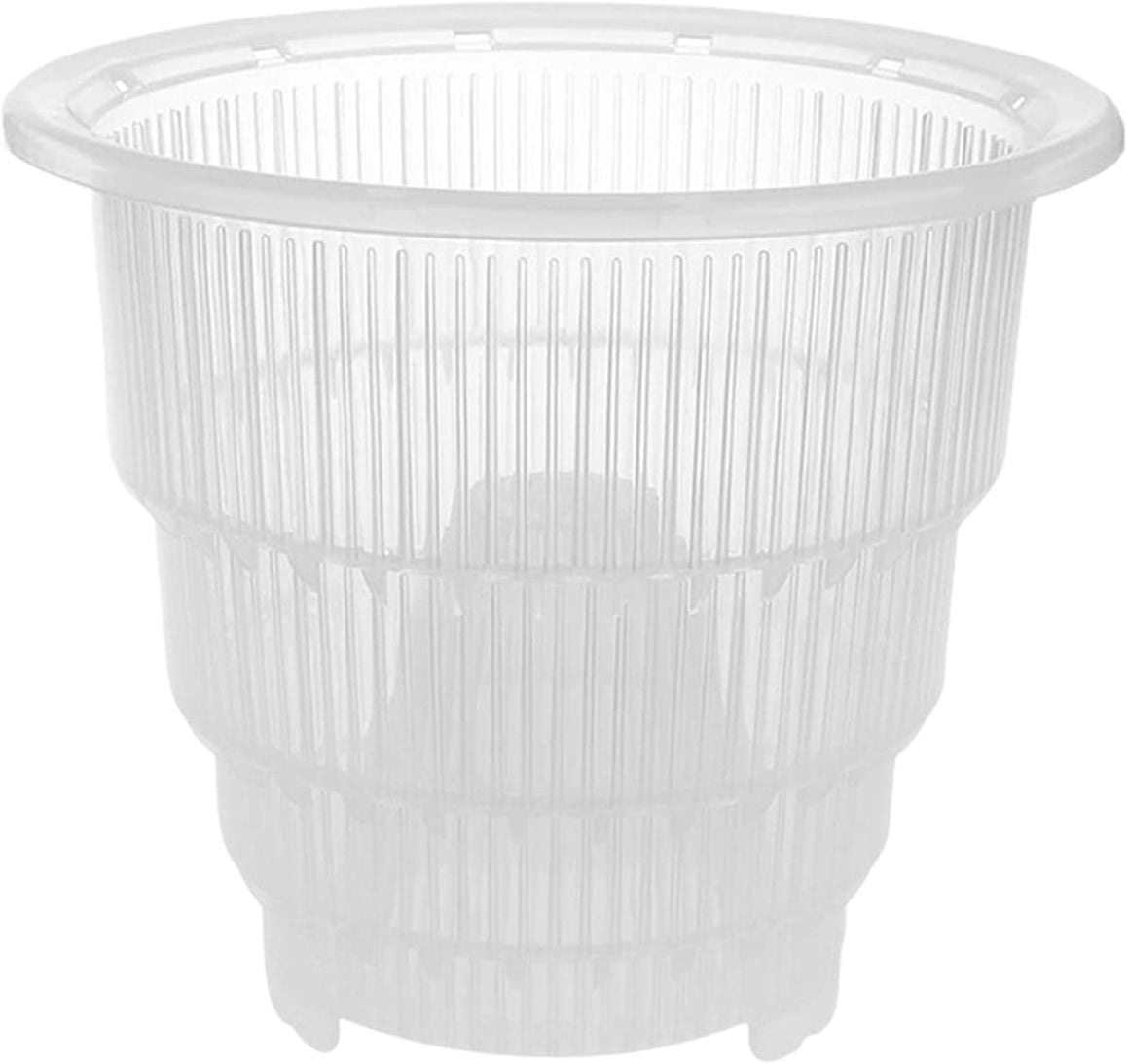 Clear Orchid Pots with Holes, 7 Inch Plastic Orchid Pots with Holes, 2L ...