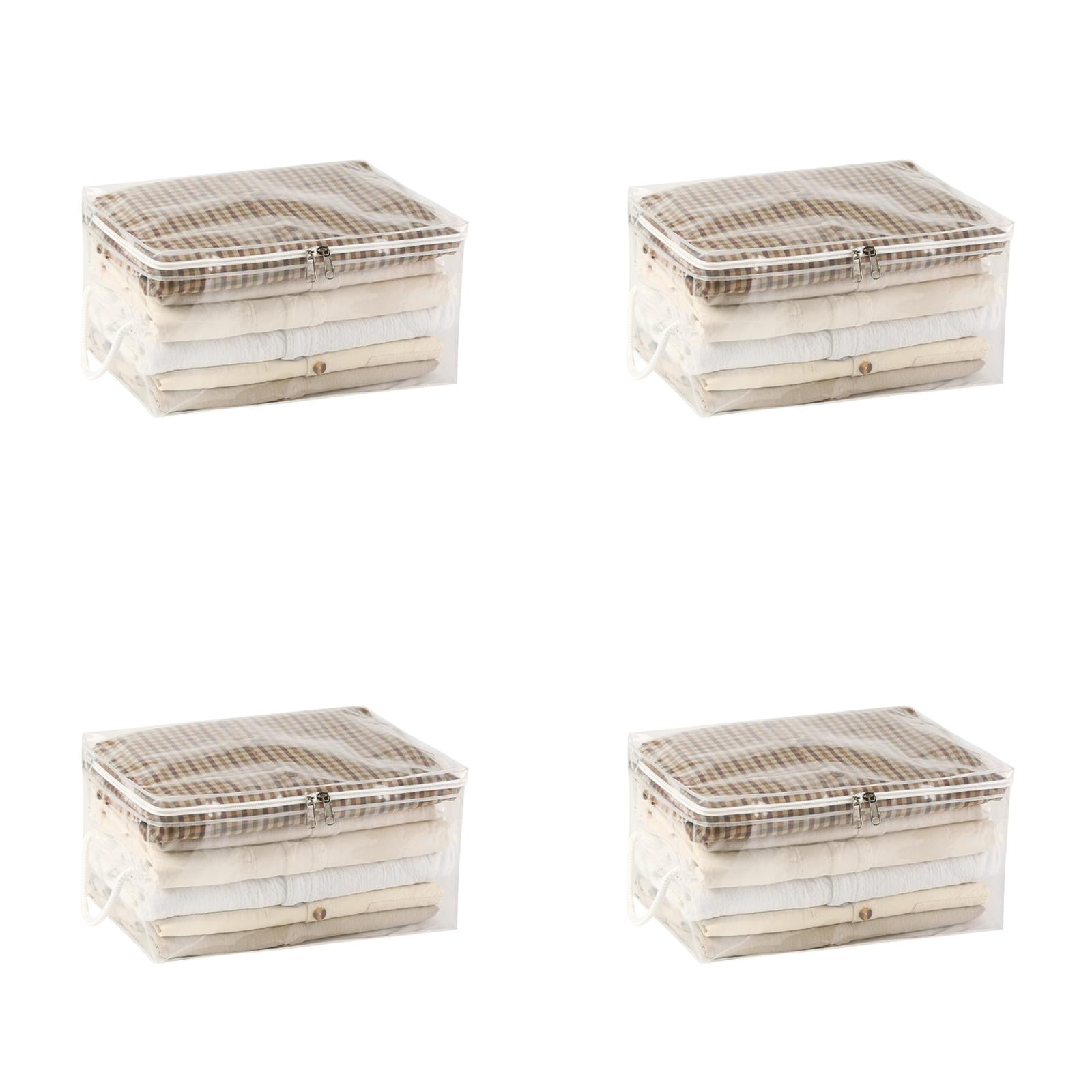 Clear OrganizerLarge Capacity Clear Organizer Sweater Storage Bed Sheet ...