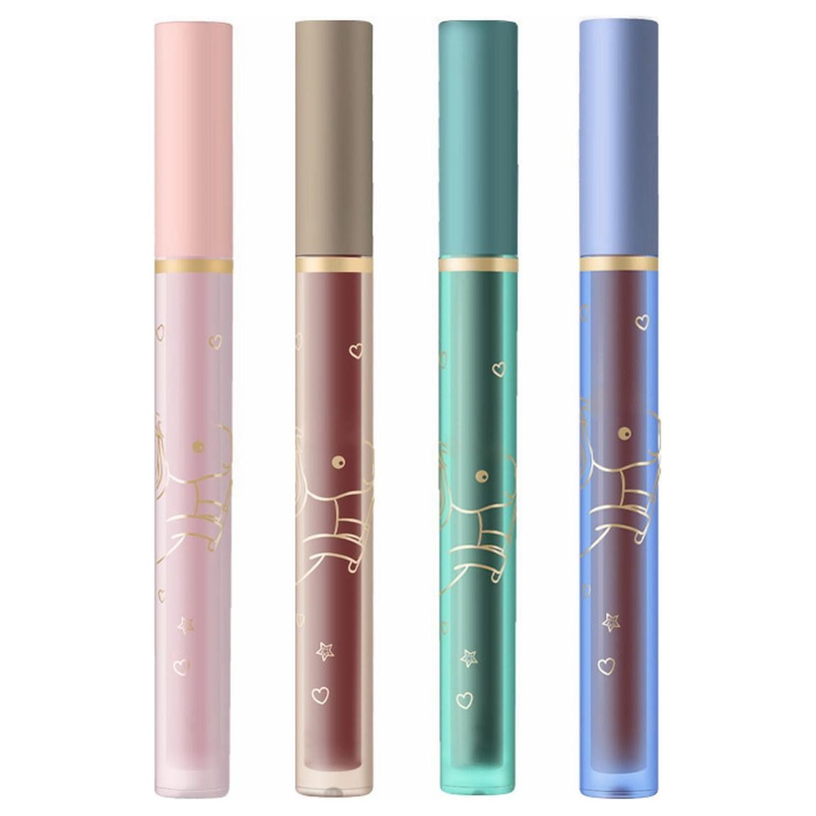 Clear Out Stock! Awwp Multi-Color 4 Lipsticks Lip Glaze Lipstick Fog ...