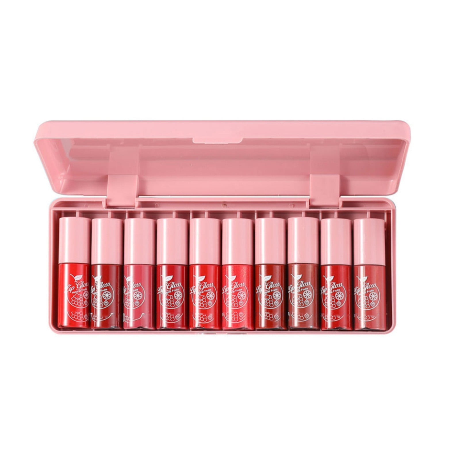 Clear Out Stock Awwp Pink 1x10pcs Pink Pearlescent Lipstick 10 Colors