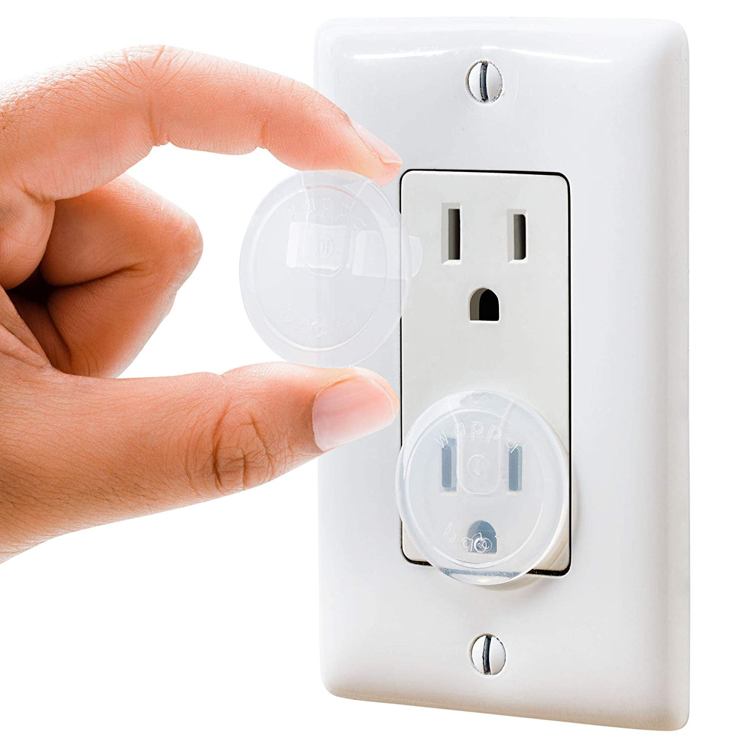 Clear Outlet Covers (50 Pack) Value Pack – Baby Safety Outlet Plug ...