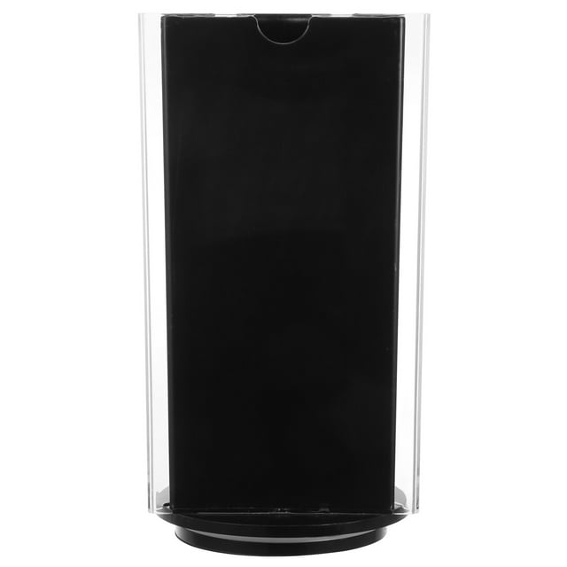 Clear PS Tabletop Menu Holder 360 Degree Rotating Triplesided Display ...