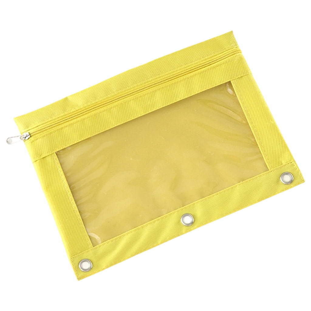 Clear PVC B5 File Organizers 3 Ring Compatible Oxford Cloth Waterproof ...