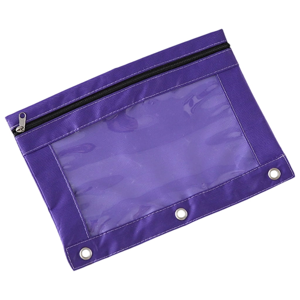 Clear PVC B5 File Organizers 3 Ring Compatible Oxford Cloth Waterproof ...