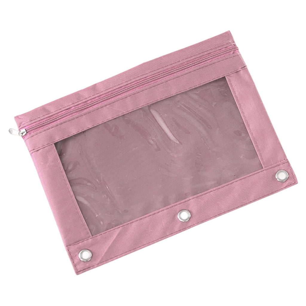 Clear PVC B5 File Organizers 3 Ring Compatible Oxford Cloth Waterproof ...
