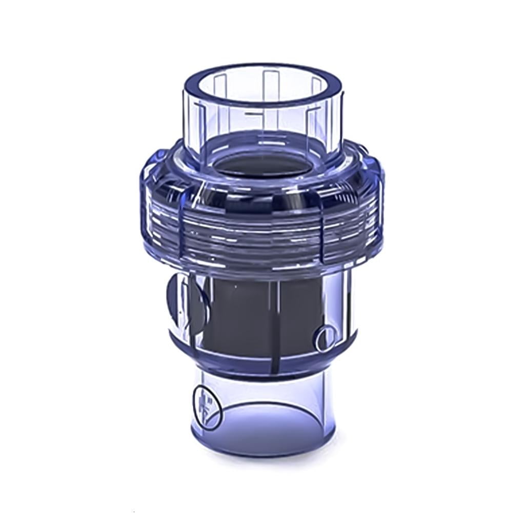 Clear PVC Check Gate 25mm Internal Diameter Against Regurgitation Plan ...