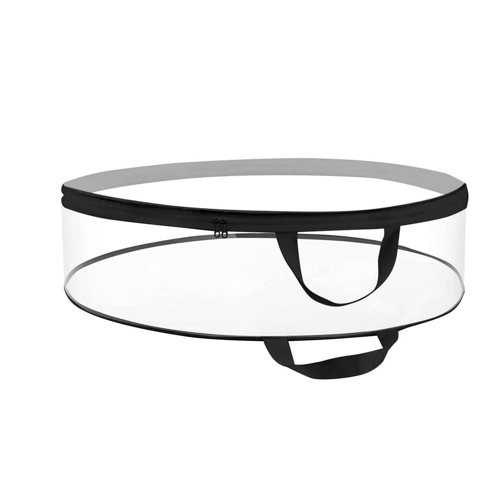 Clear PVC Christmas Wreath Storage Bag, Bug Proof Organizer with Smooth ...