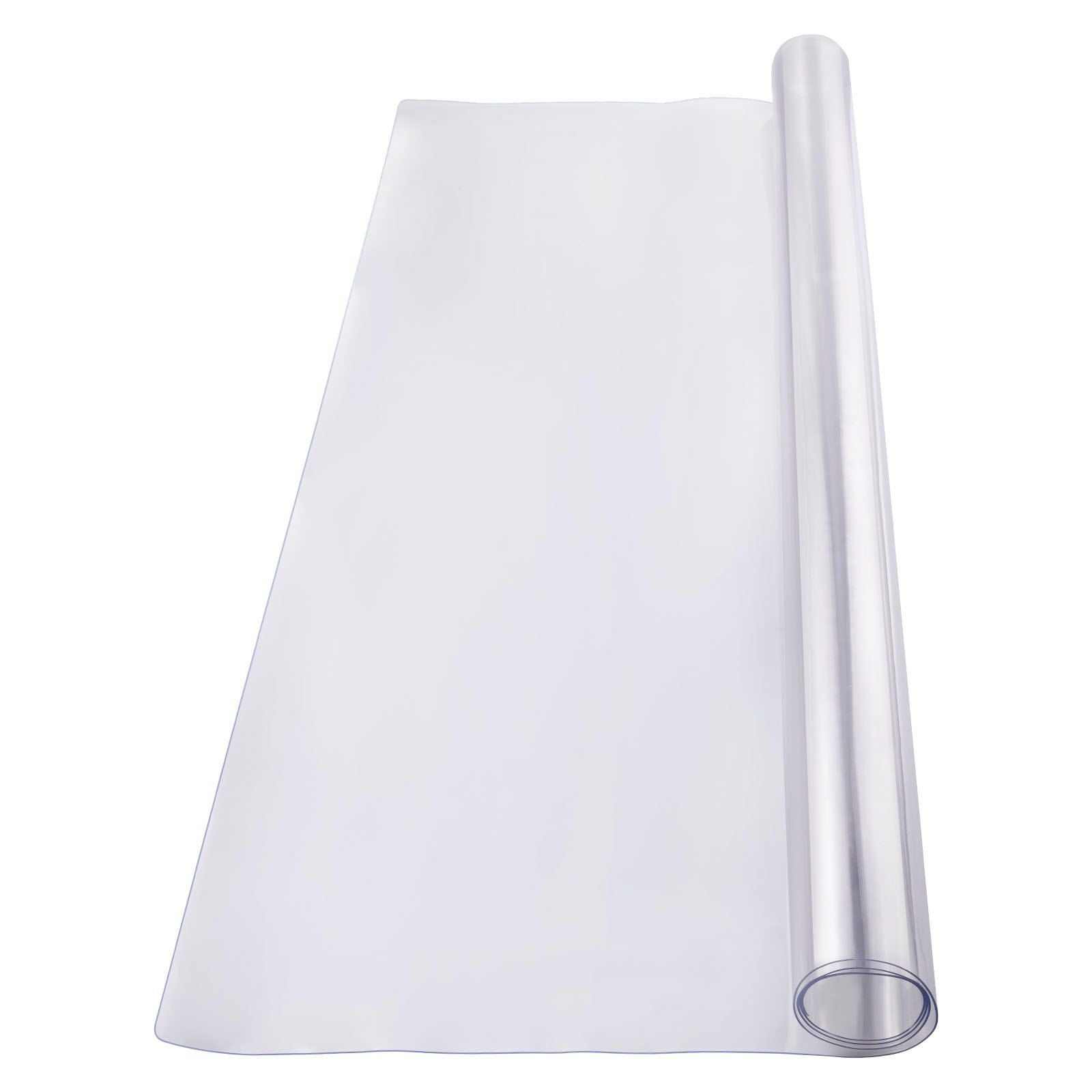Clear PVC Desk Protector, 36x54 Inch Plastic Table Cover, 1.5mm Thick ...