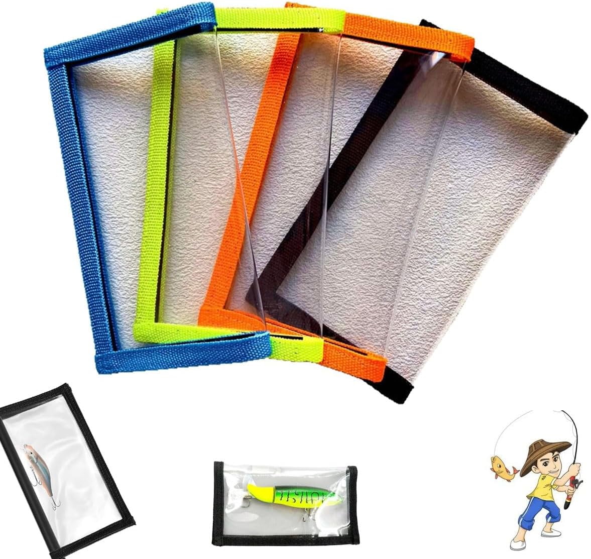 Clear PVC Fishing Lure Wraps – Protective Sleeves & Bait Storage Covers ...