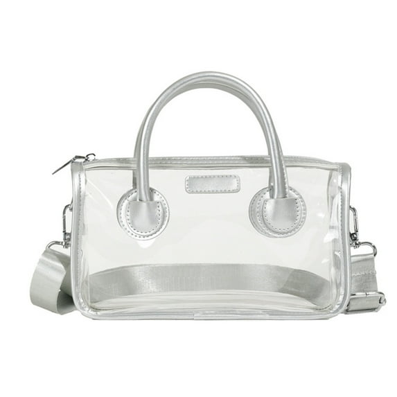 Clear PVC Handbag Practical and Fashionable Shoulder Bag Transparent ...